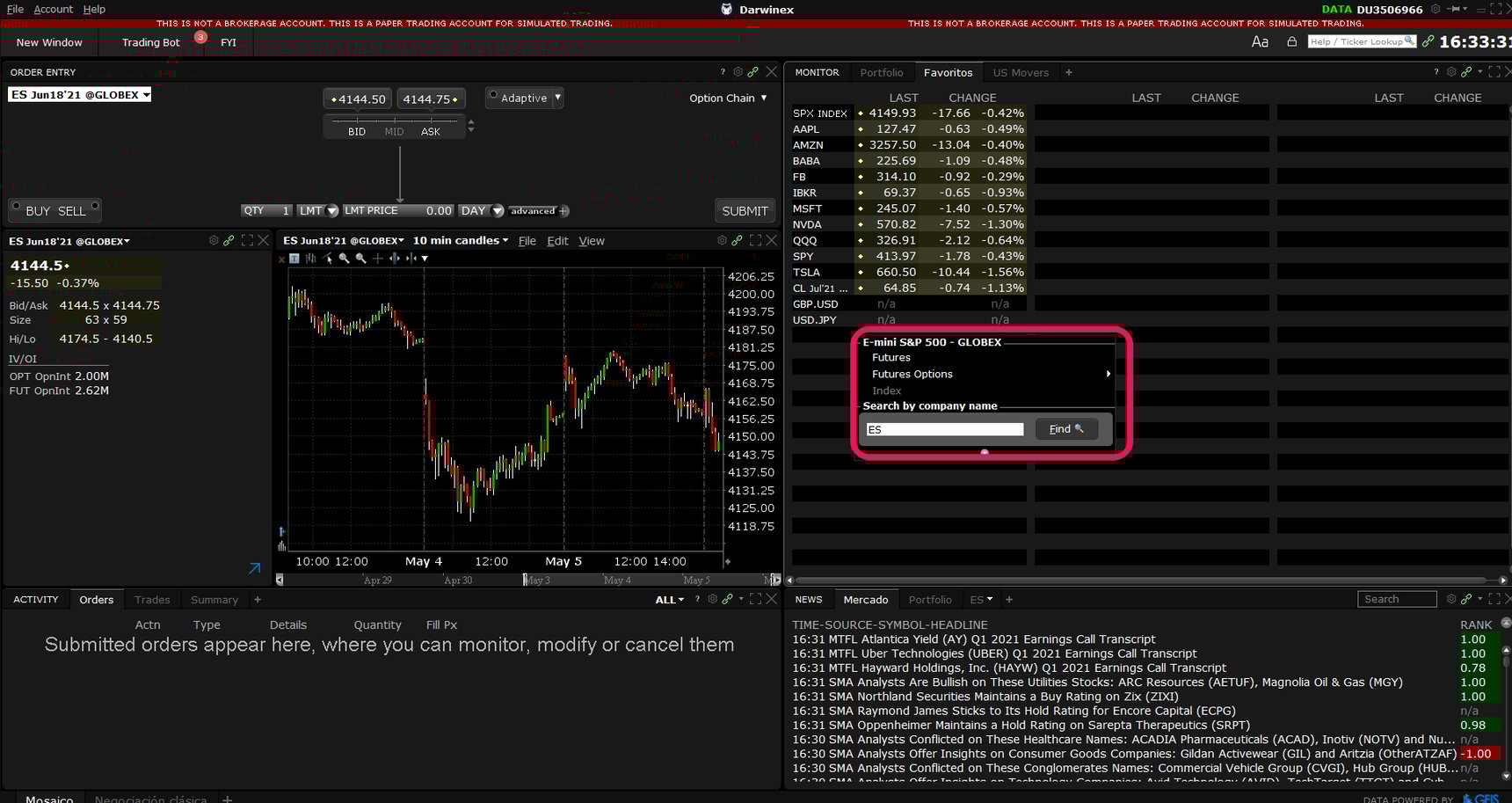 Futures margin requirements Futures margin requirements
